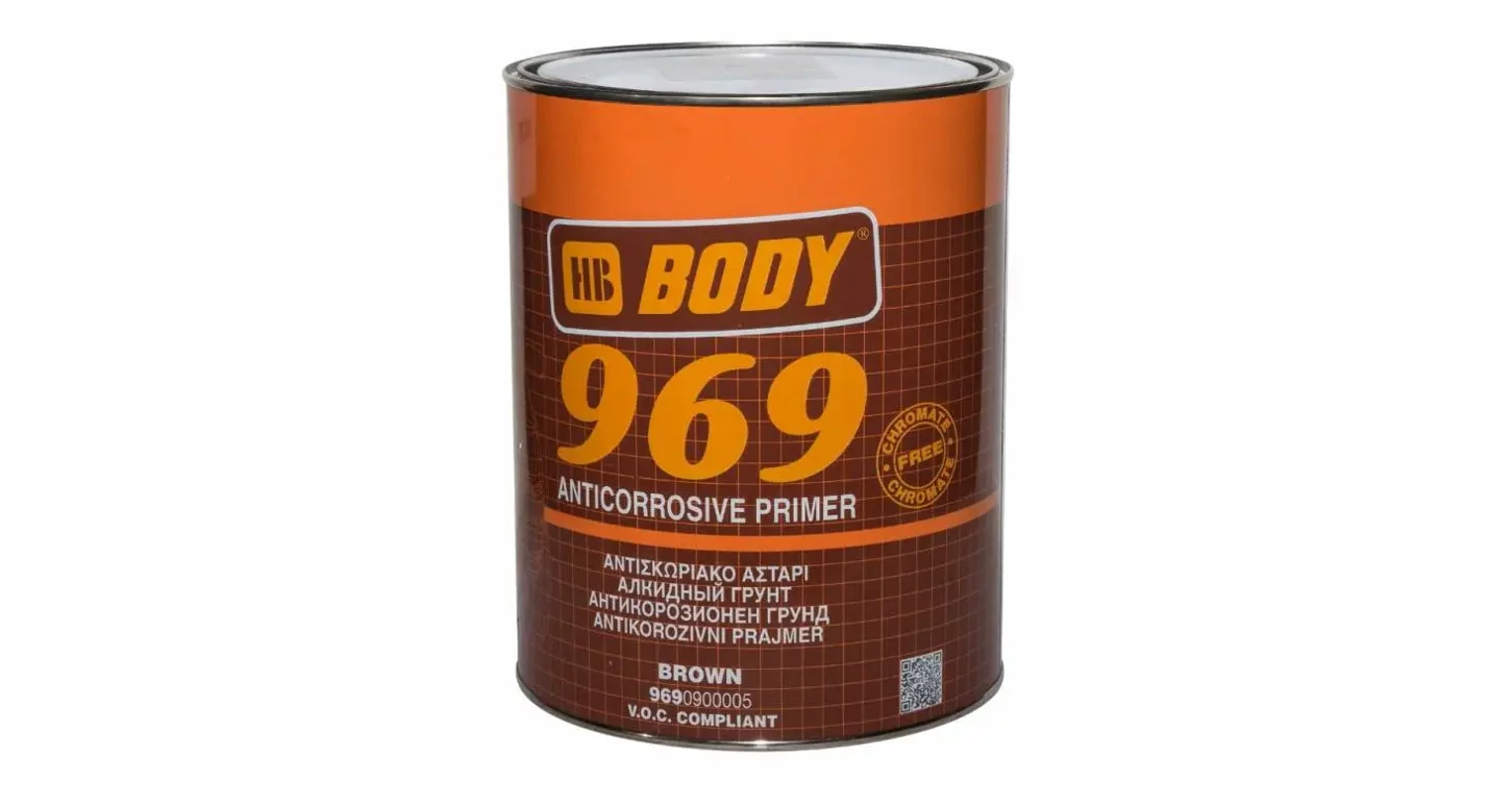 Body 969 1K Korróziógátló Alapozó 5 Kg Vörös - Hb Body - Festékbolt és ...