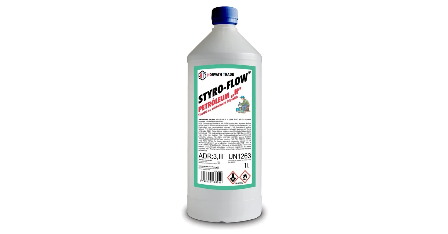 STYRO-FLOW PETRÓLEUM H 1L - Festékbolt és építőanyag - Borsodfesték Kft.