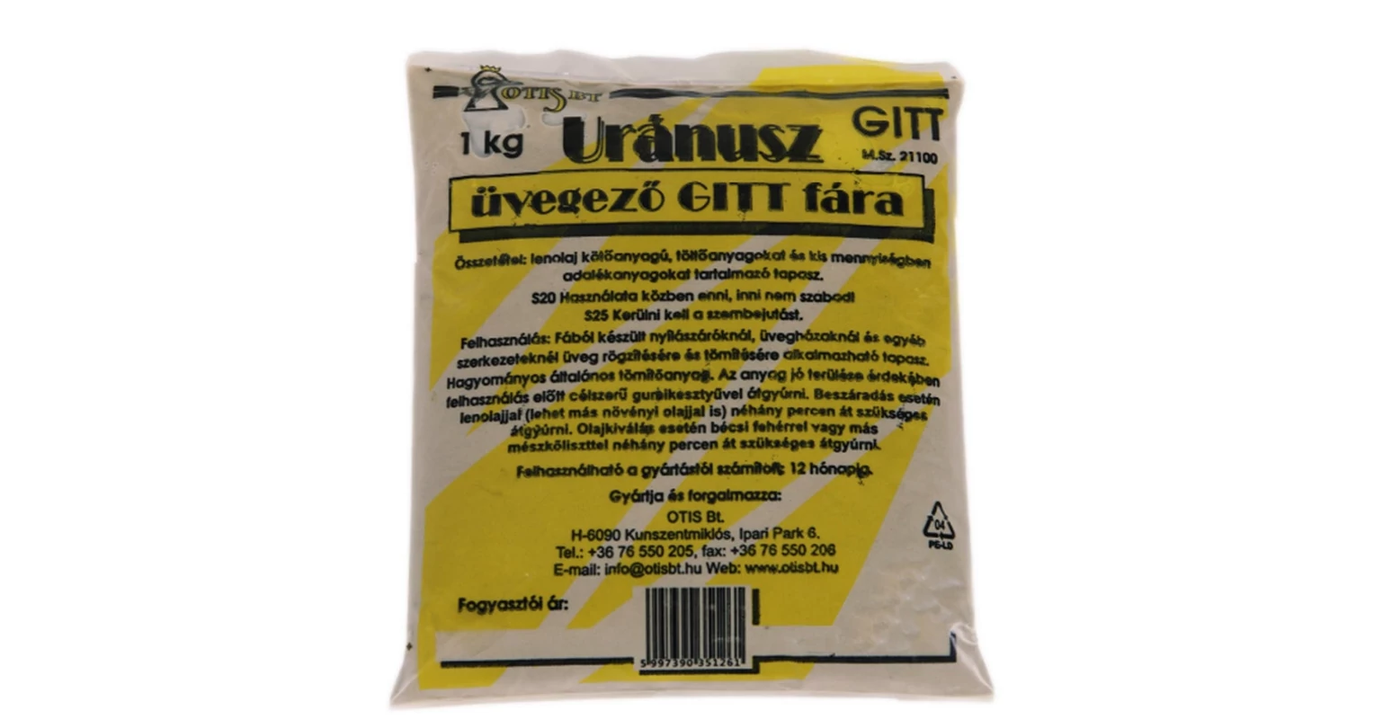 ÜVEGEZŐ GITT FÁRA /KENCÉS/ - OTIS URÁNUSZ - Festékbolt és építőanyag ...