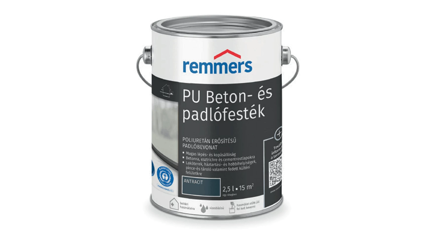 Remmers Pu Beton És Padlófesték 2,5 L Vöröses Barna - Festékbolt és ...