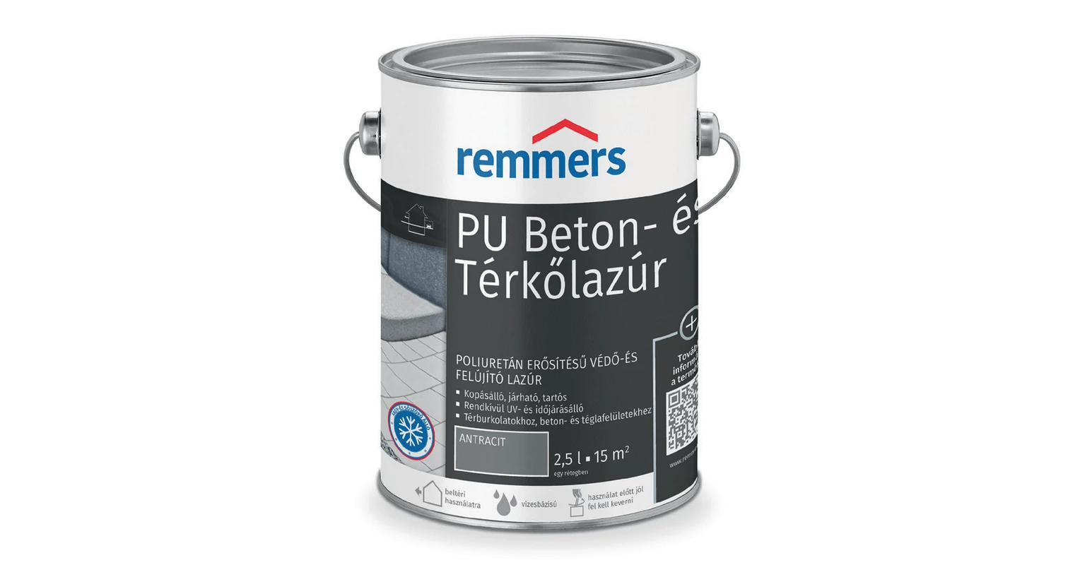 Remmers Pu Beton És Térkőlazúr 2,5 L Antracit - Festékbolt és ...