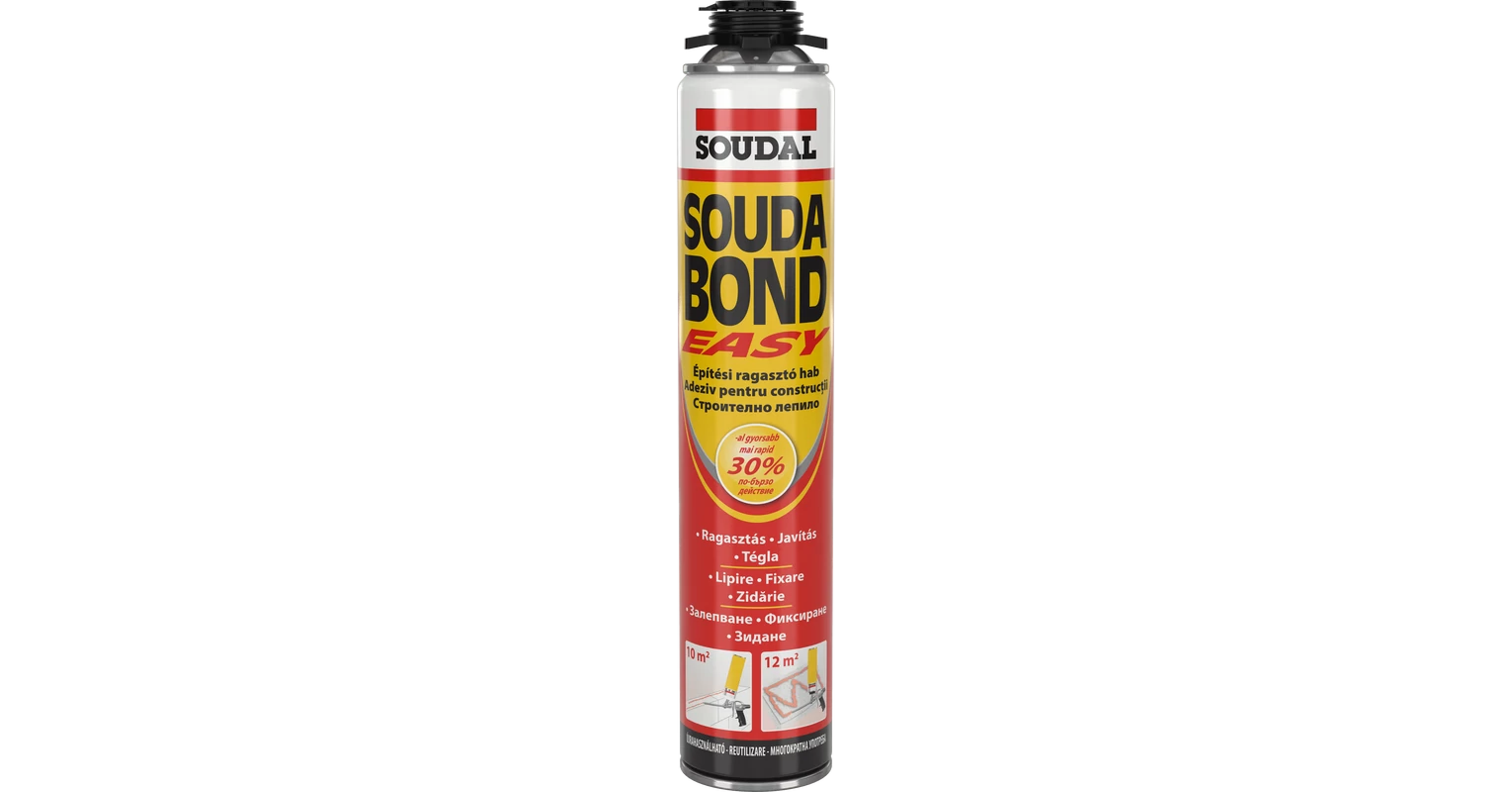 Soudal Soudabond Easy, Easybond GUN Ragasztóhab, Pisztolyhab 750 ML123126