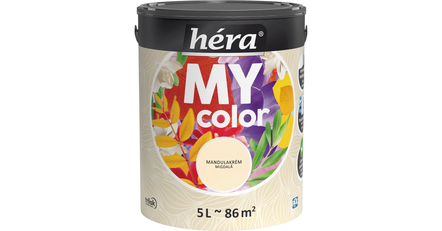 Héra My Color /Héra Prémium/ színes falfesték, Mandulakrém 5 L -Trilak ...