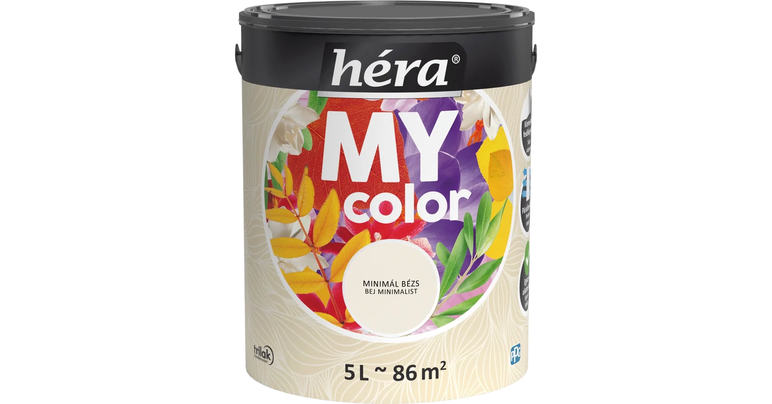 Héra My Color /Héra Prémium/ színes falfesték, Minimál Bézs 5 L -Trilak ...